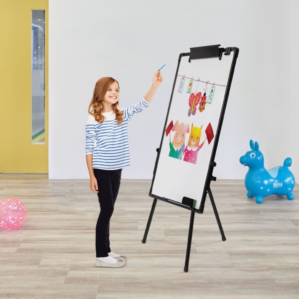 easel black and white board