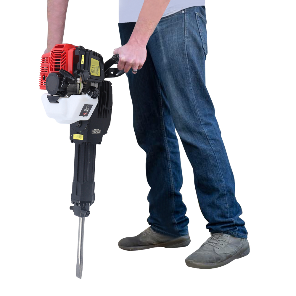 CNCEST 52CC 2-stroke petrol demolition hammer 44mm single cylinder ...