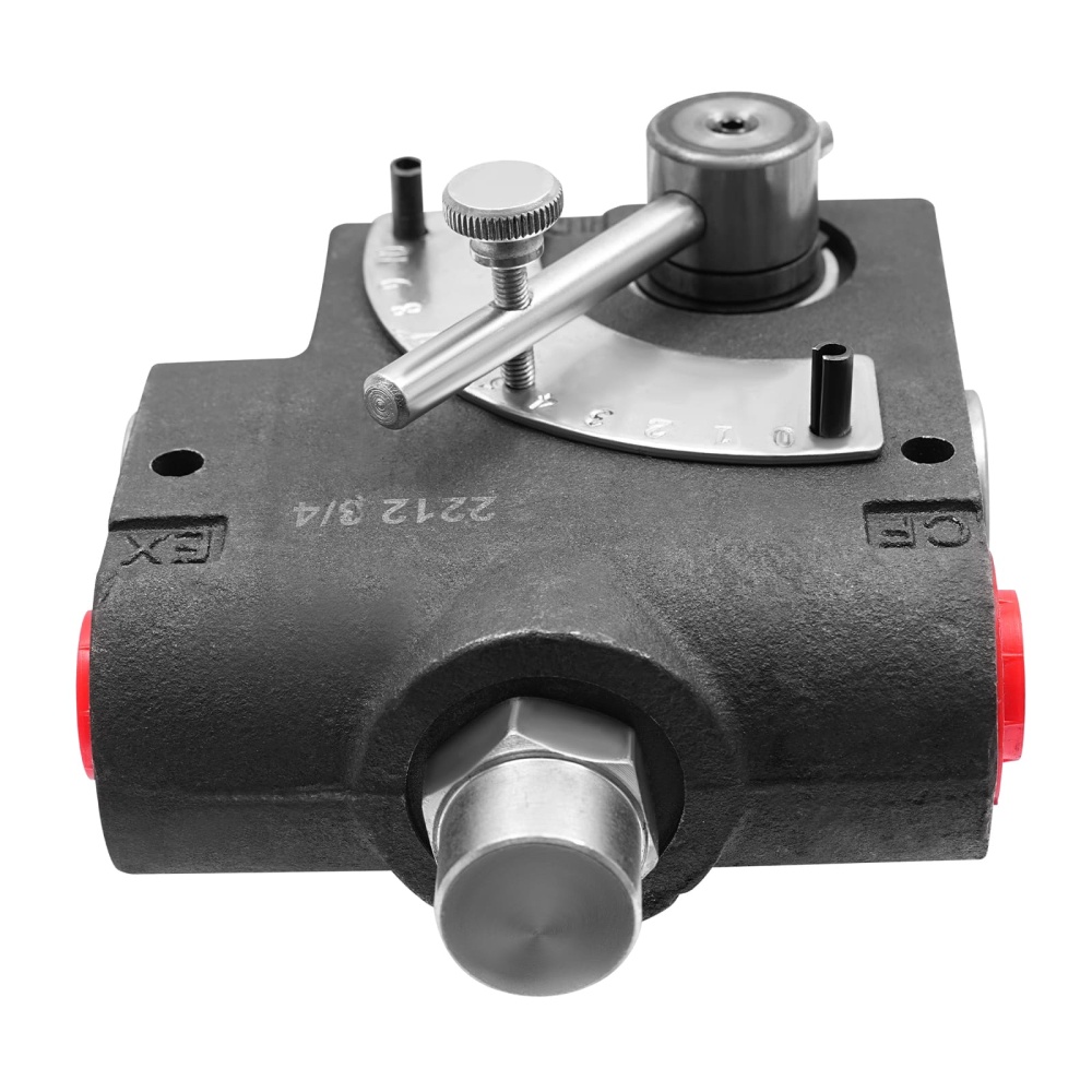 Adjustable variable flow hydraulic control valve, hydraulic distributor ...