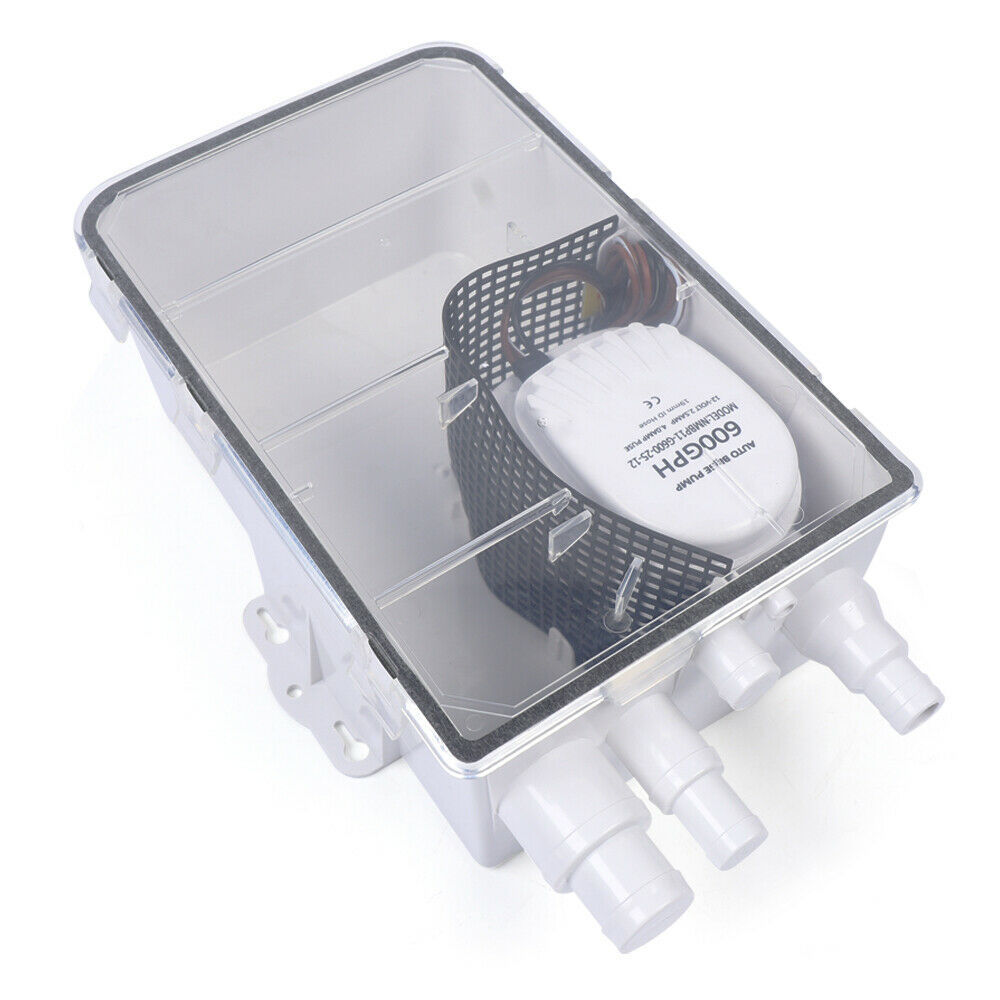 12v Shower Tray Pump System, Automatic Float Switch Pump, Marine Multi ...