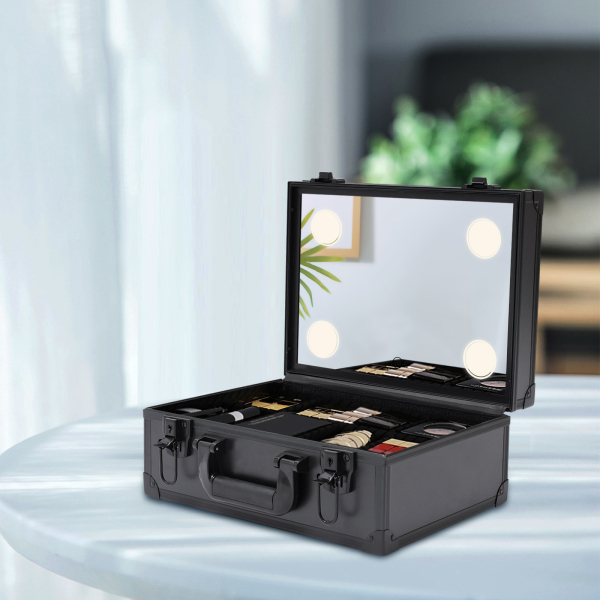 makeup case with lights